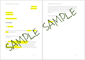 Constructive Dismissal Resignation Letter | Employment Law